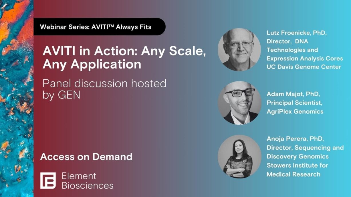 On Demand Webinar AVITI in Action | Element Biosciences